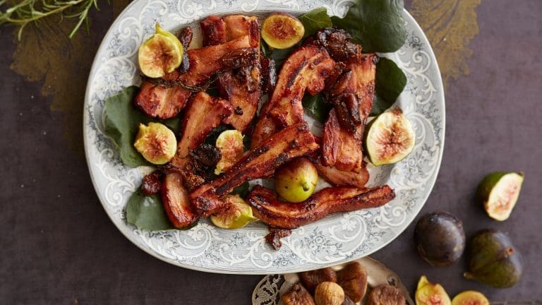 Fig and whisky rashers • SA Pork