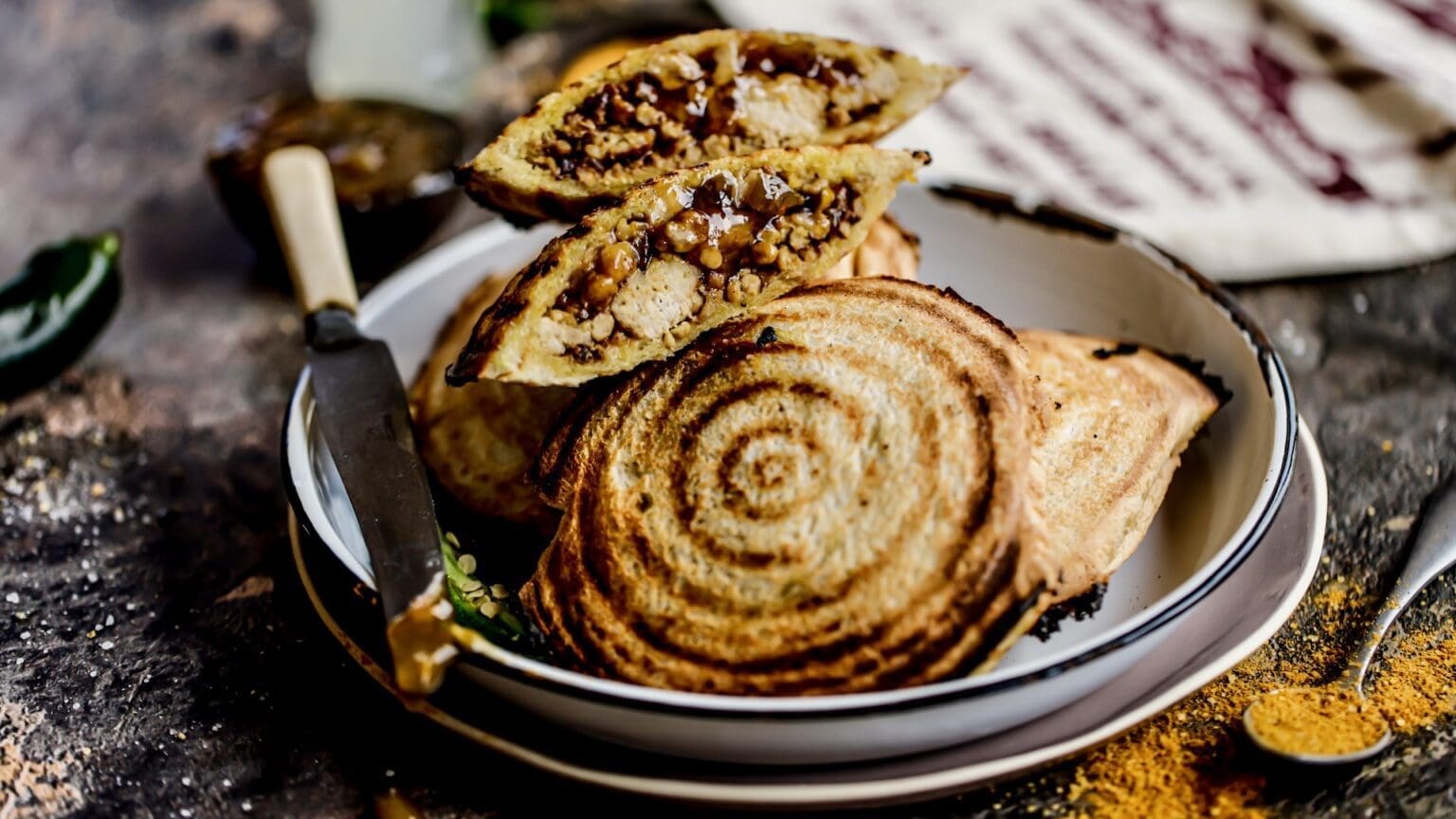 Tempting Curry Pork Jaffles | Quick & Wholesome Dinner Recipe